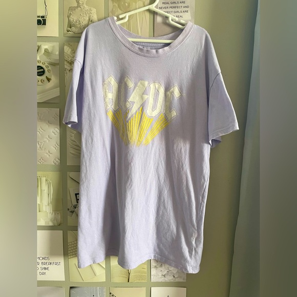 Shirts & Tops | Purple Acdc Shirt | Poshmark